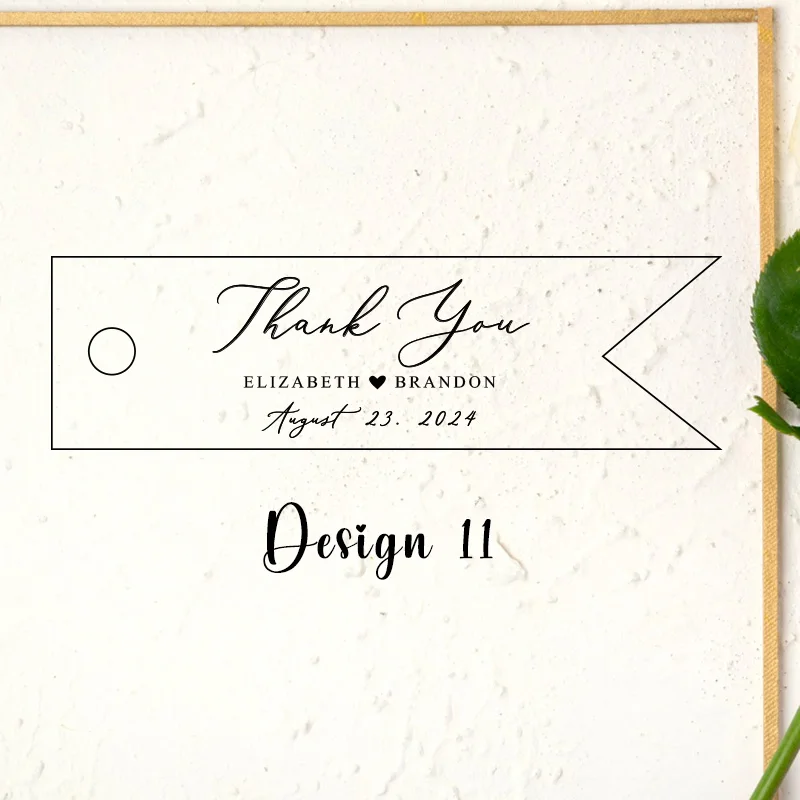 50 etiquetas de agradecimiento personalizadas con papel dorado para ...