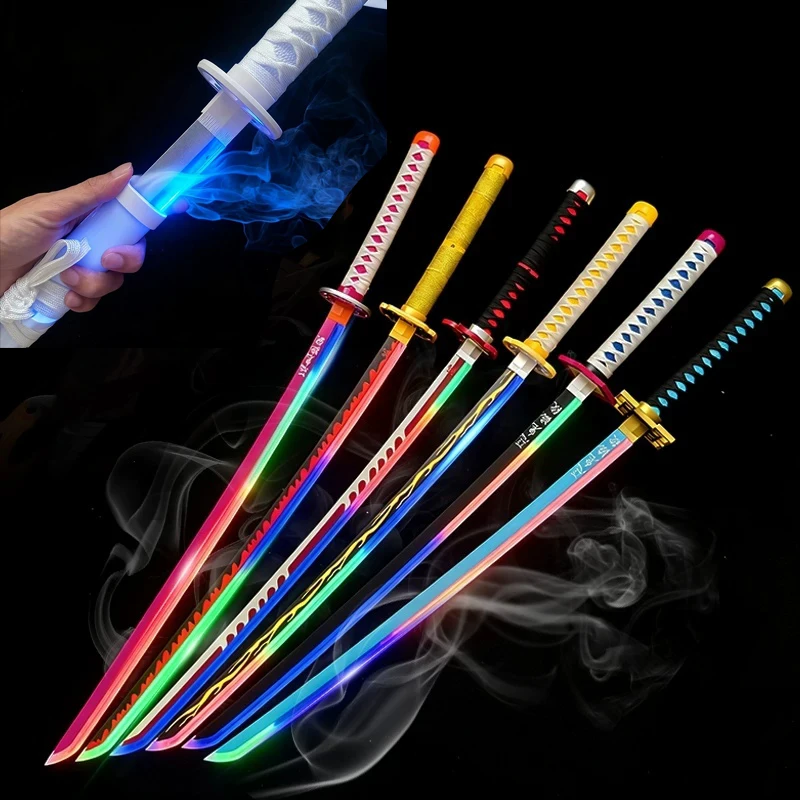 40inch Vapor Glow Katana Anime Fog Vape Sword Cosplay Costume Real Size ...