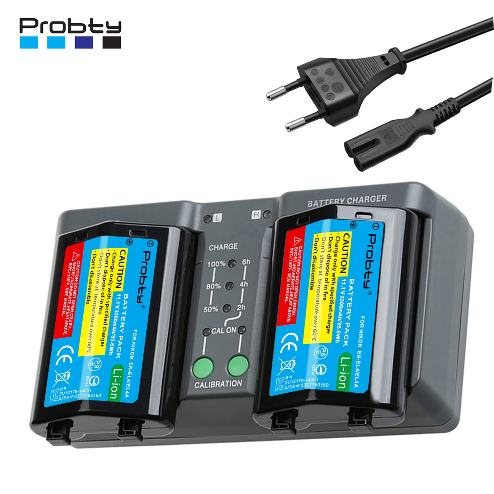 PROBTY-EN-EL4-EN-EL4A-EN-EL4a-en-el4-Batterie-Rechargeable-pour-Nikon ...