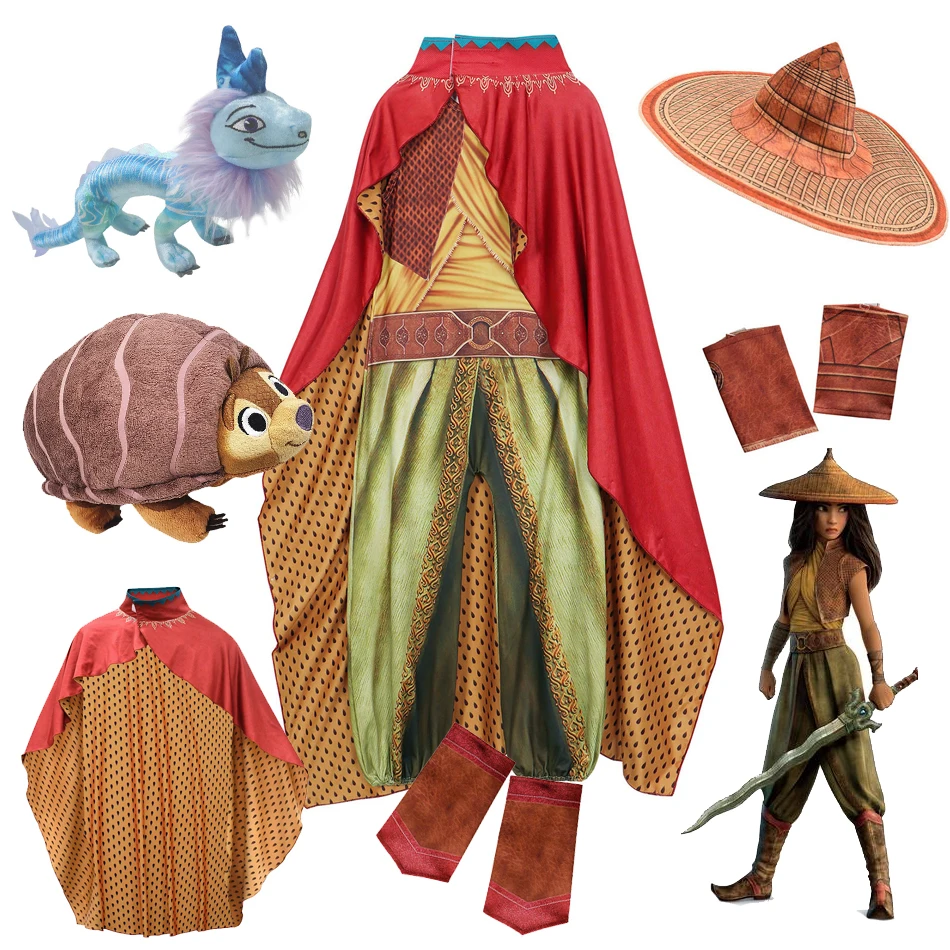 Disney-Movie-Raya-and-The-Last-Dragon-Kids-Cosplay-Legend-Halloween ...
