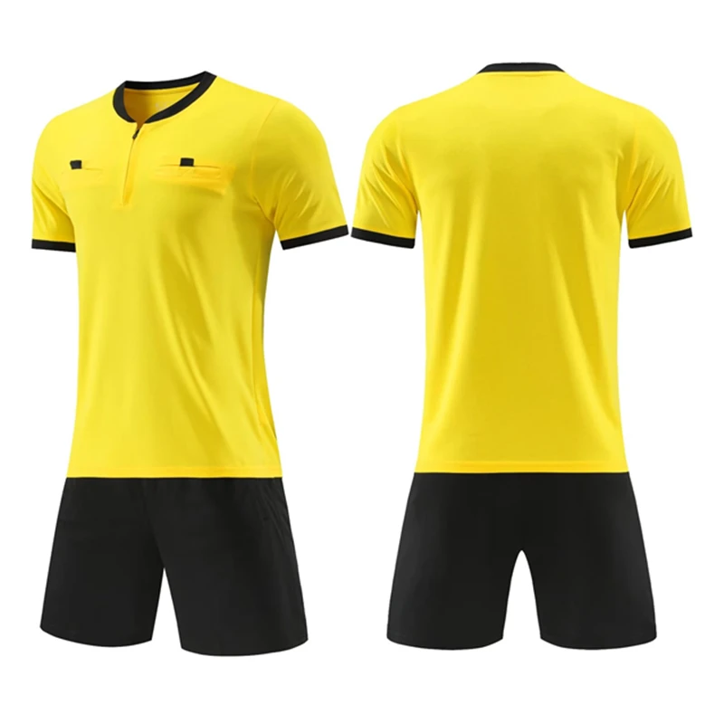 Professional-Referee-Soccer-Jersey-Set-Adult-Umpire-Football-Uniform ...