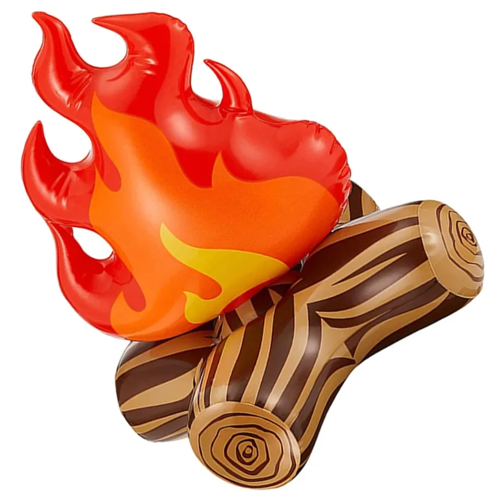 Inflatable Flame Model Yard Decoration Props Pvc Bonfire Camping Party ...
