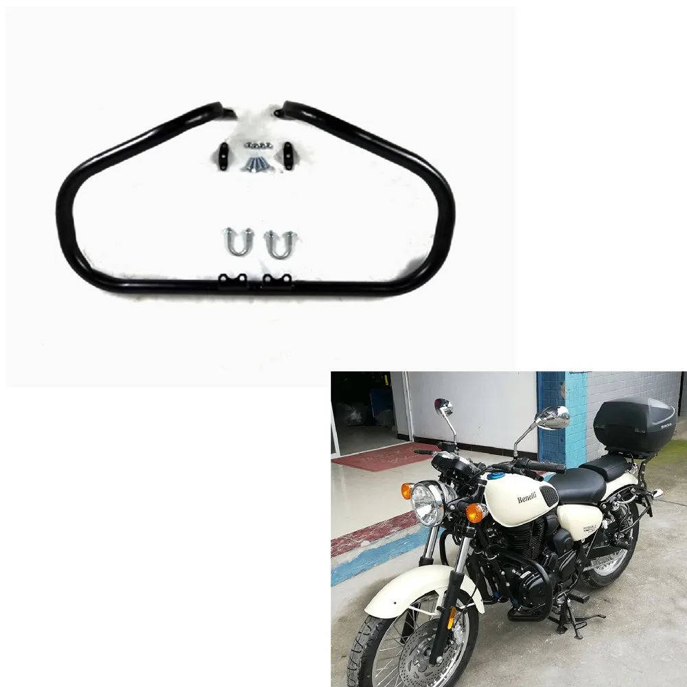 Imperiale400 Black Motorcycle Metal Engine Guard Crash Bar for Benelli ...