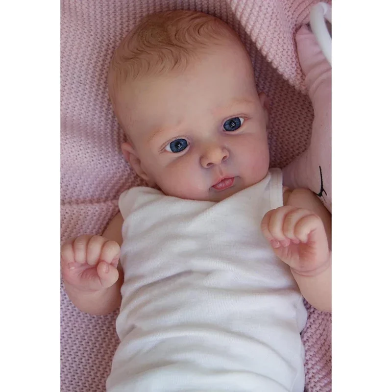 48cm Reborn Doll Jocy Soft Cuddly Body Lifelike 3d Skin with Visible ...