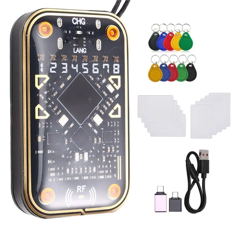 [NEW A09R!】 Chameleon V2.0 125Khz 13.56Mhz RFID Smart Chip Reader ...