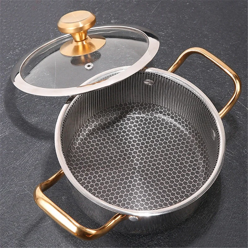 Korean-honeycomb-non-stick-small-hot-pot-Induction-cooker-rinse-pots ...