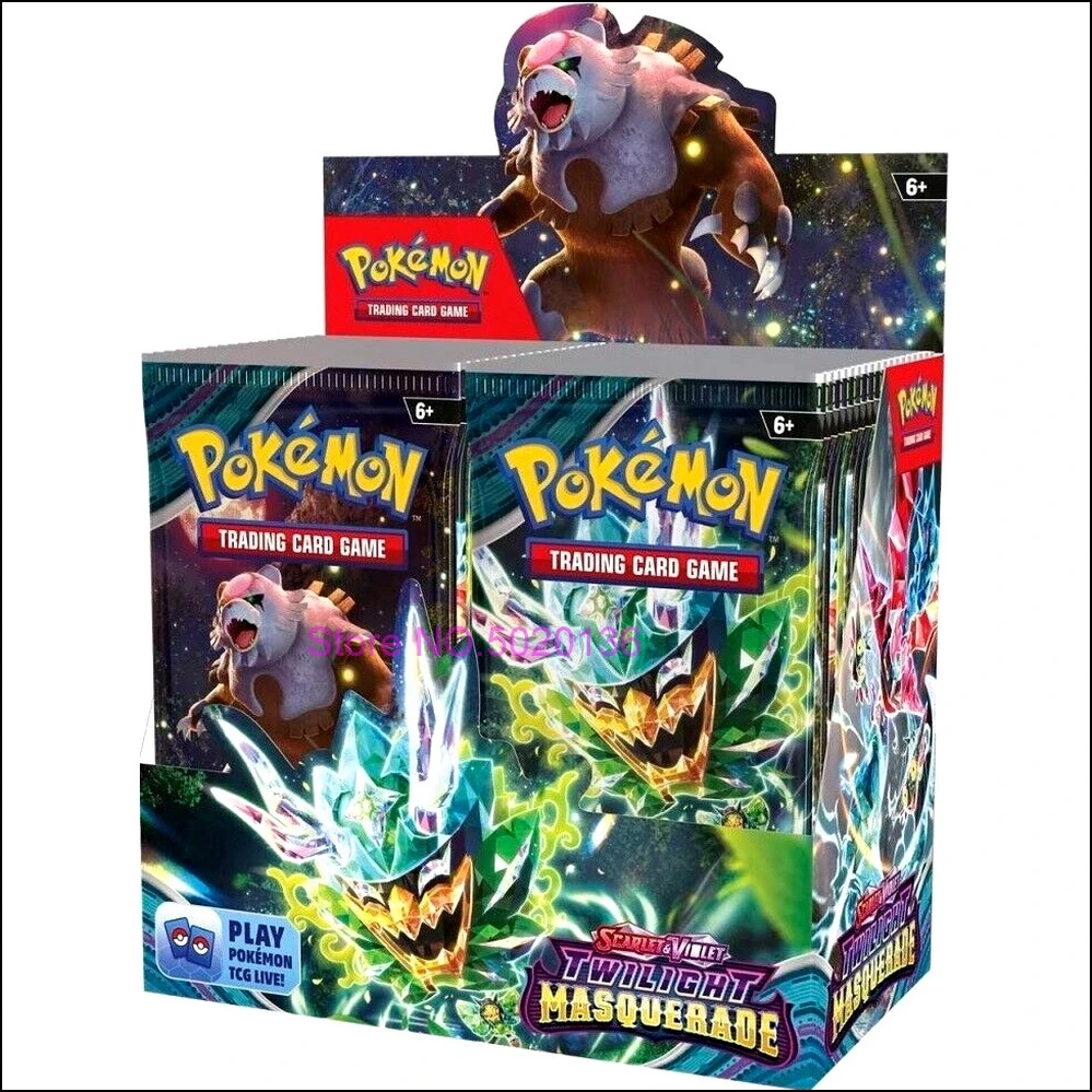 Pokemon Scarlet And Violet Twilight Masquerade Booster Box Cards ...