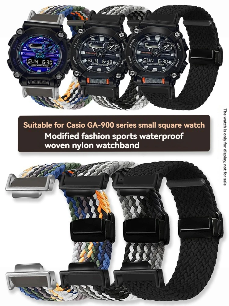 16mm Nylon strap For casio g-shock GA-900 ga110/100/120/GA-700 Series ...