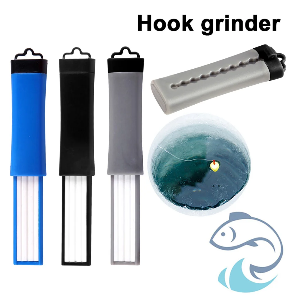 Fishing Hook Sharpener Portable Diamond Stone Fish Hook Tools Knife ...