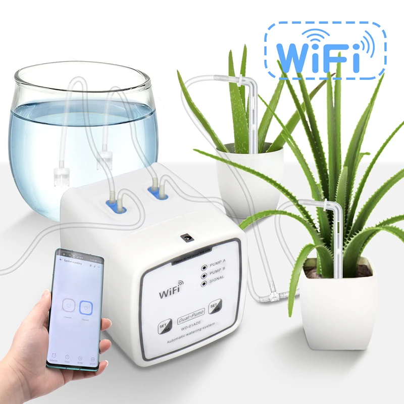 Double-Pump-Home-WIFI-Mobile-APP-Control-Plant-Watering-Device ...