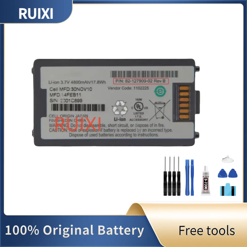 RUIXI Original 82-127909-02 Battery For Motorola MC3090 MC3070 MC3190 ...