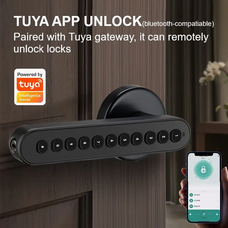 Smart-Lock-Tuya-App-Remote-Unlocking-Keyless-Lock-Electronic-Door-Locks ...