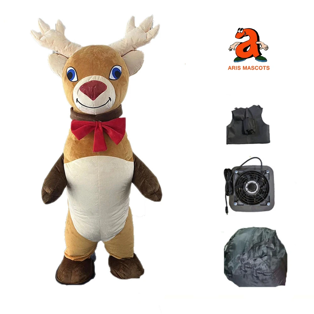 2m-2-6m-Cute-Inflatable-Furry-Reindeer-Mascot-Costume-for-Christmas ...