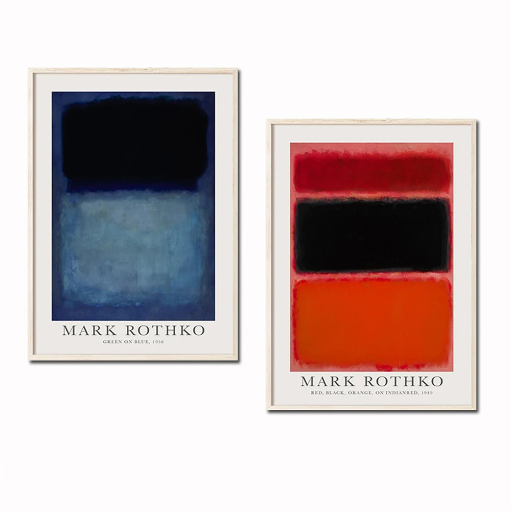 Pinturas-abstractas-en-lienzo-con-estampado-de-Mark-rotko-grafiti ...