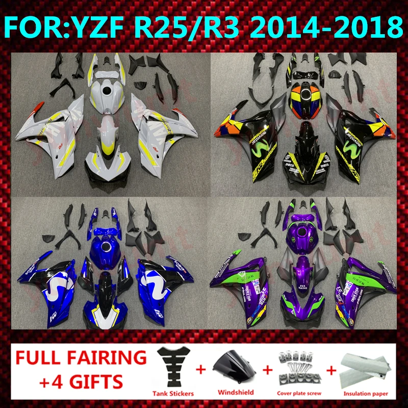 New-ABS-Motorcycle-Accessories-For-Fit-YAMAHA-YZF-R3-R25-2014-2015-2016 ...