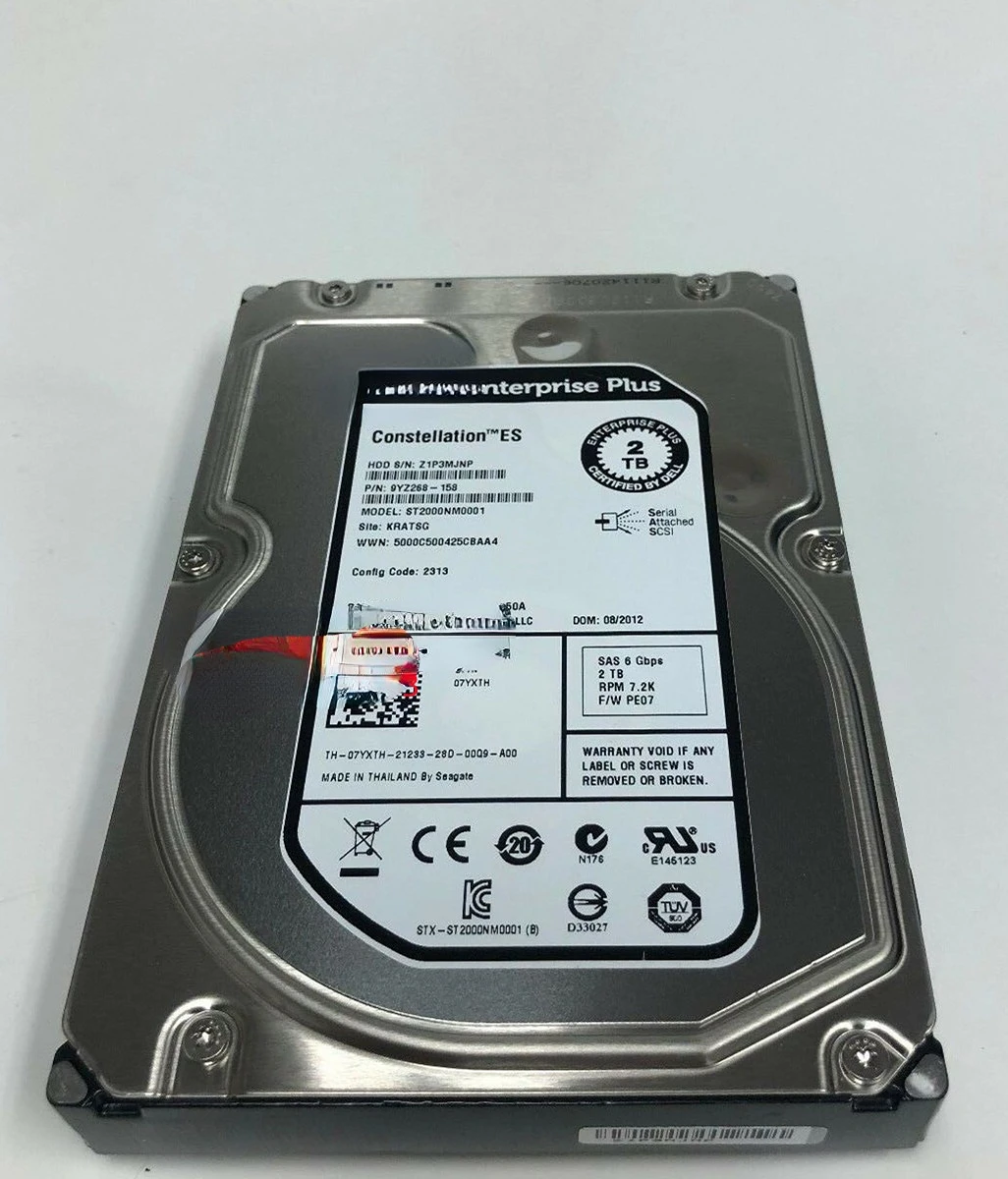 For DELL SC220 SC40 SC400 SC420 2T 7.2K 3.5 SAS Compay storage hard ...