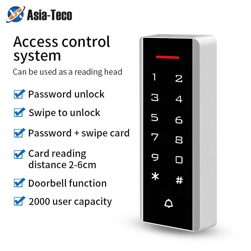 Mini-125Khz-RFID-Keypad-Touch-Access-Control-System-WG26-Access ...