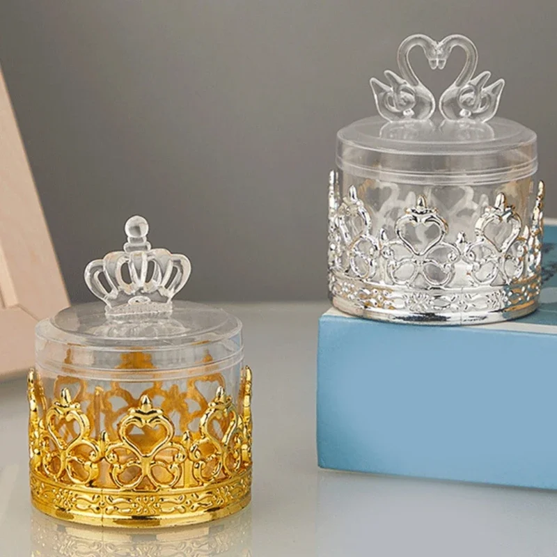 Set of 12 Decorative Candy Organizers Plastic Sugar Wrapping Box ...
