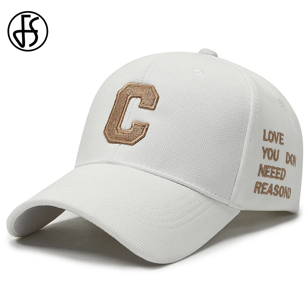 FS-White-Gold-Luxury-Brand-Baseball-Caps-For-Men-High-Quality-Cotton ...