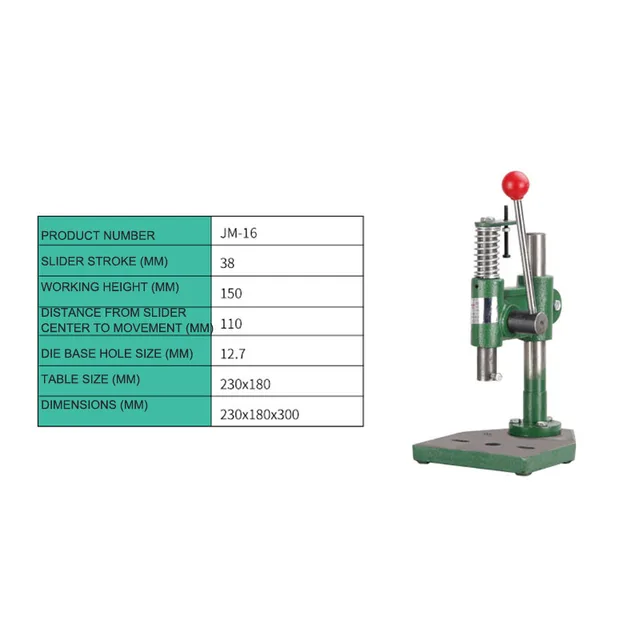 Industrial Desktop Mini Manual Punching Press Round Head Square Head ...