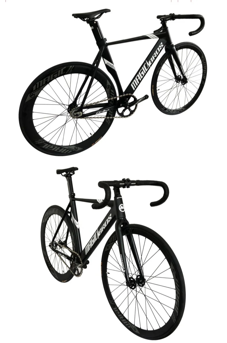 Aluminum Alloy Track Bike Single Speed Racing Fixie Bikes – Outdoor ...