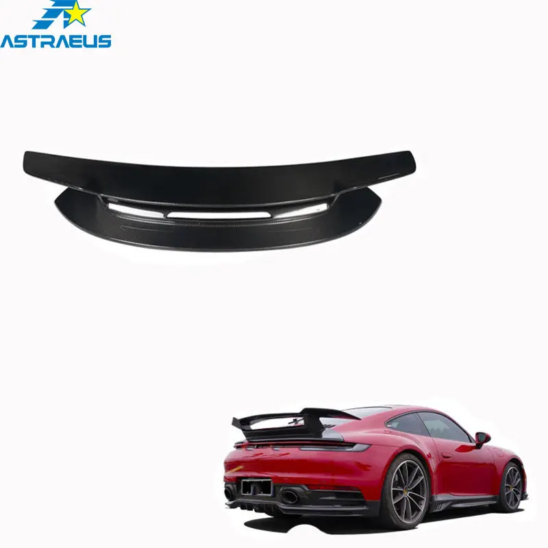 Dry Carbon Fiber Rear Spoiler Tail Wing For Porsche 911 992 Carrera ...