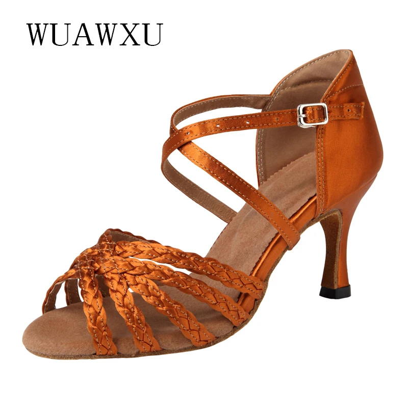 NATASHA-Latin-dance-shoes-Women-s-professional-dance-shoes-Satin-high ...