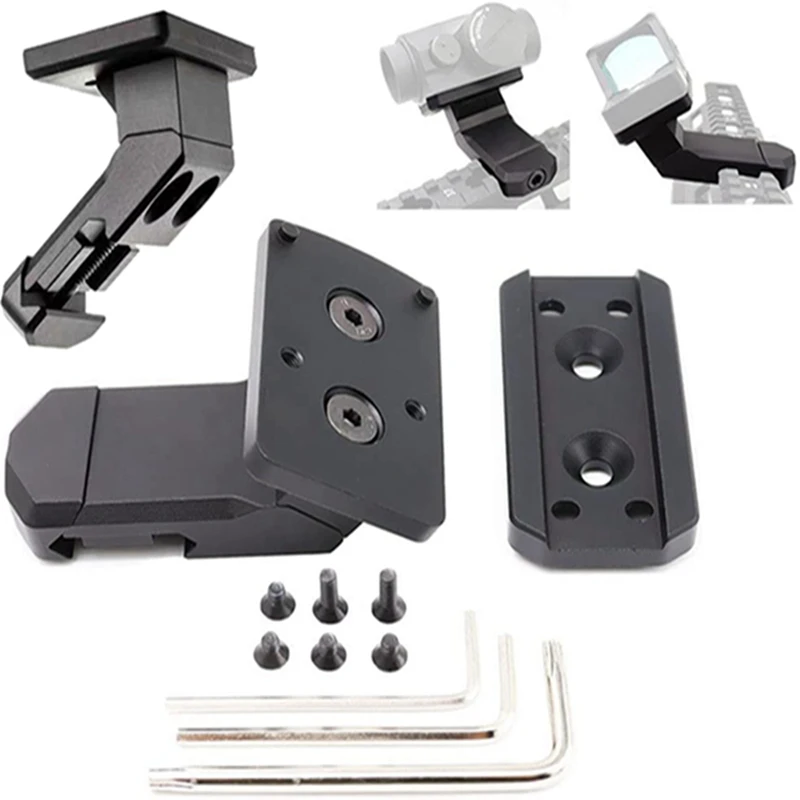 Metal Optic Mount for Trijicon RMR SRO Offset Scope Mount for Red Dot ...