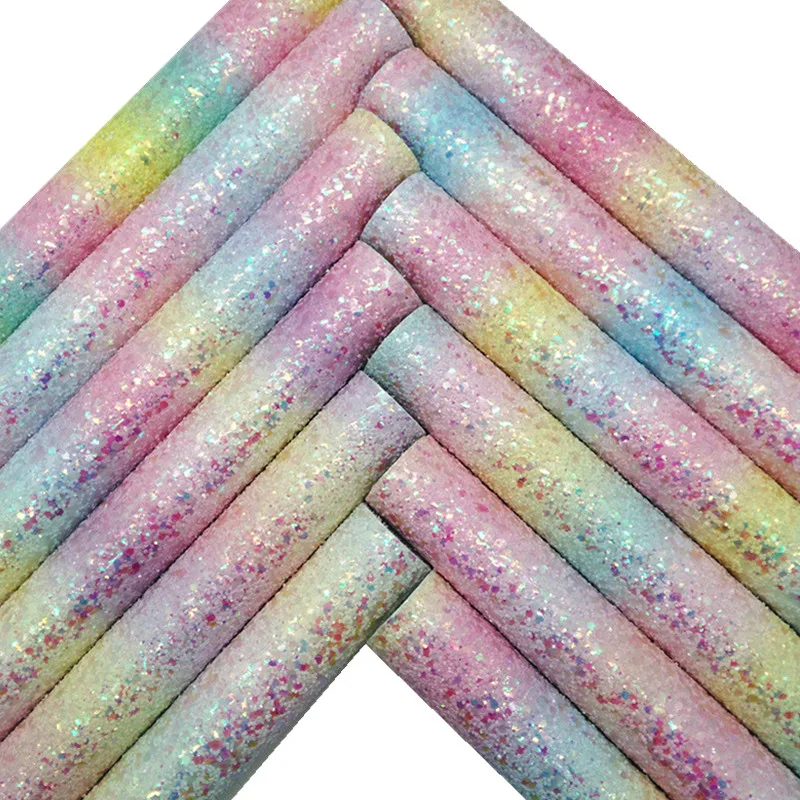 Rainbow-Chunky-Glitter-Leather-Vinyl-Fabric-Felt-Backing-Sparkle ...