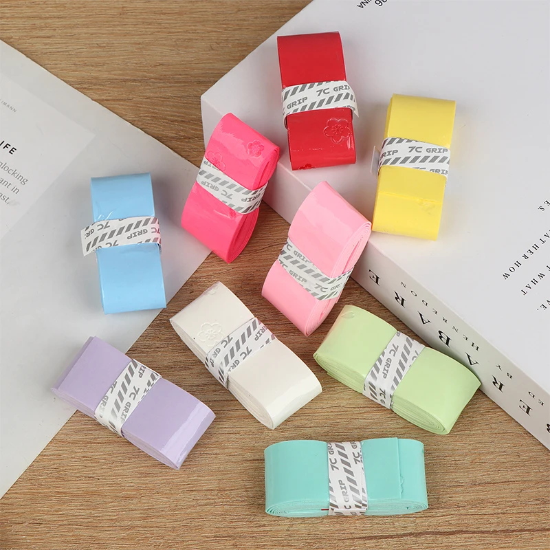 1Pc PU Badminton Handle Wrap Tape Non-slip Cherry Blossom Print ...