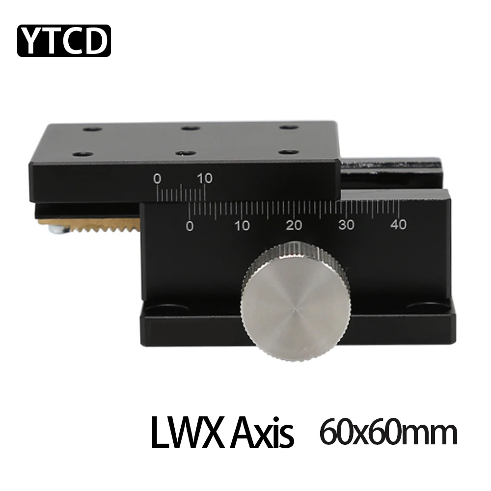 X Axis LWX4060 Dovetail Groove Fine Tuning Platform Guided Manual Shift ...