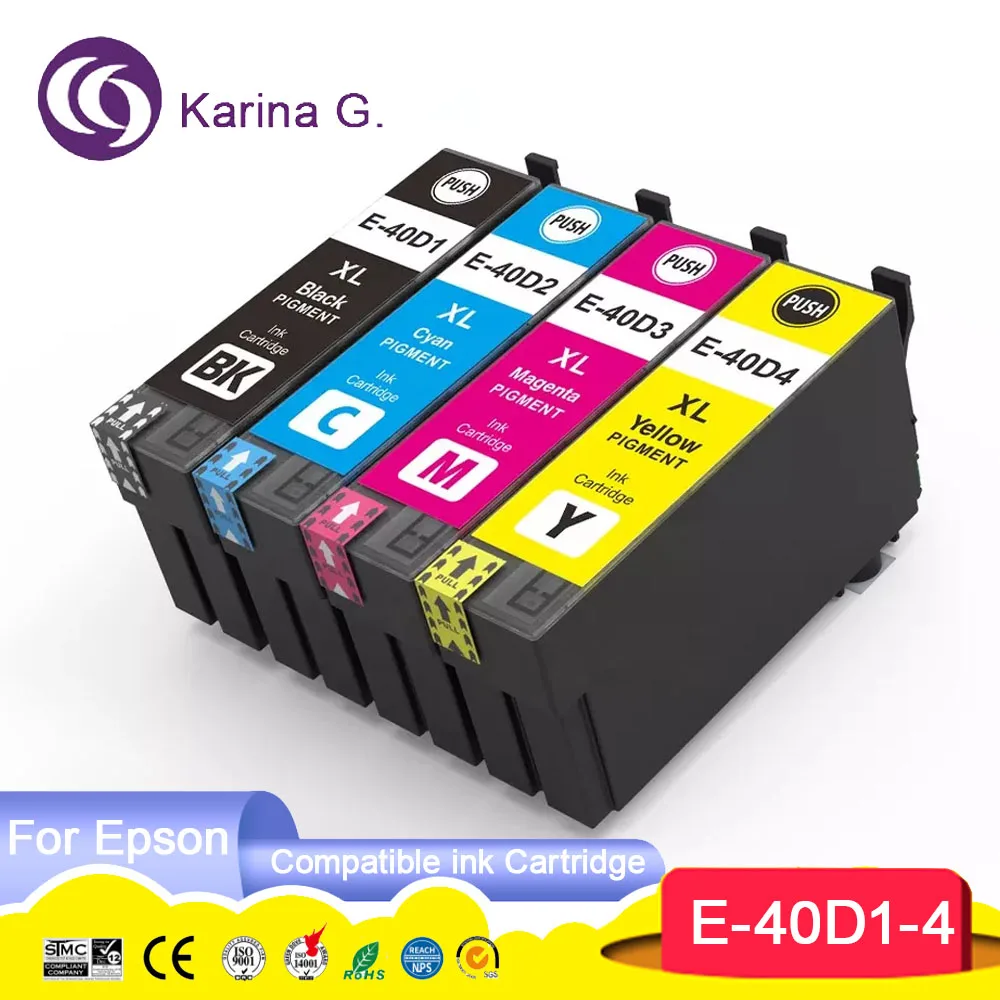 T40D T40D1 T40D2 T40D3 T40D4 Premium InkJet ตลับหมึกสำหรับ Epson ...