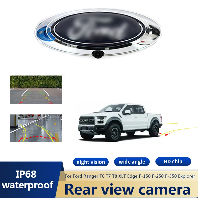 170-Car-Badge-Logo-Rear-View-Reverse-Backup-Camera-For-Ford-Ranger-T6 ...