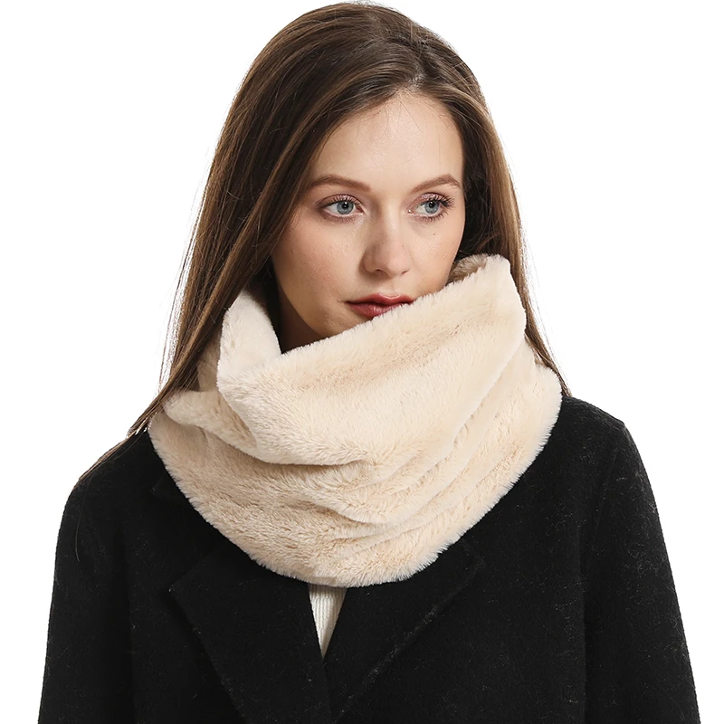 Luxury-Brand-Fashion-Fur-Scarf-Women-Winter-Neck-Warm-Thicken-Solid ...