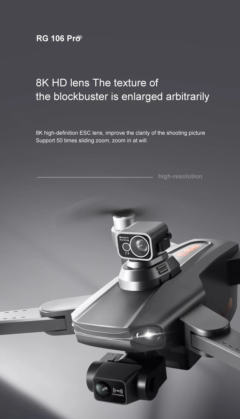 RG106 Drone 8k Dual Camera Professional GPS Drones – 5 Star Drones