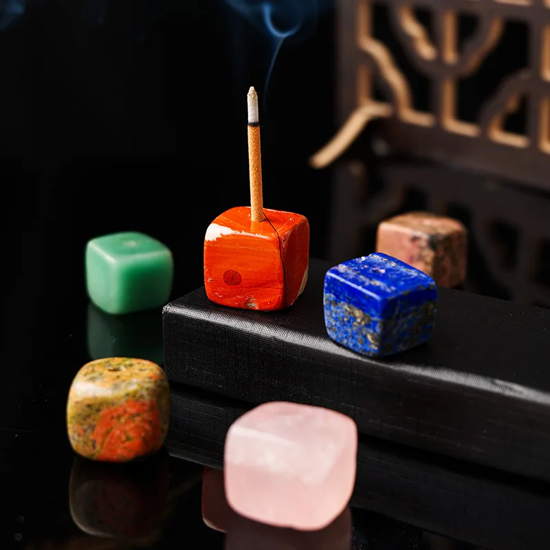 Square-Natural-Gemstone-Incense-Burners-Agates-Crystal-Rose-Quartz ...