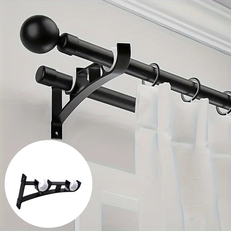 Curtain-Hooks-Heavy-Duty-Curtain-Rod-Supports-Double-Curtain-Rod-Hook ...