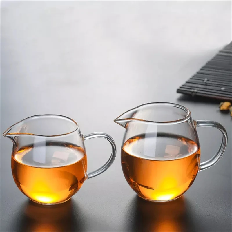 Heat Resisting Clear Glass Tea Pitcher Glass Tea Pot Fair Cup Cha Hai ...