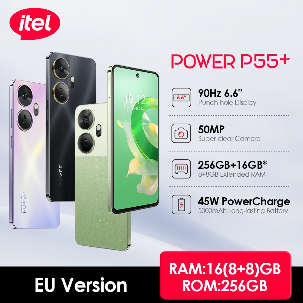Itel-P55-Plus-P55-Smartphone-50MP-Super-Clear-Camera-NFC-Mobilephone ...