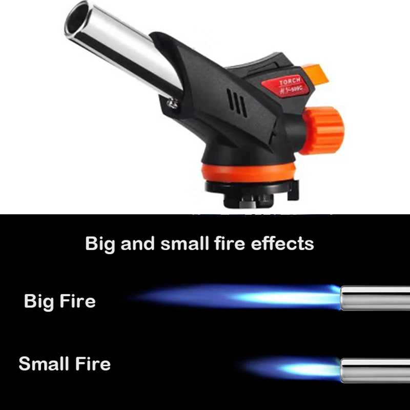 BBQ-Torch-Clip-Type-Portable-Flame-Adjustable-Universal-Ignition-Anti ...