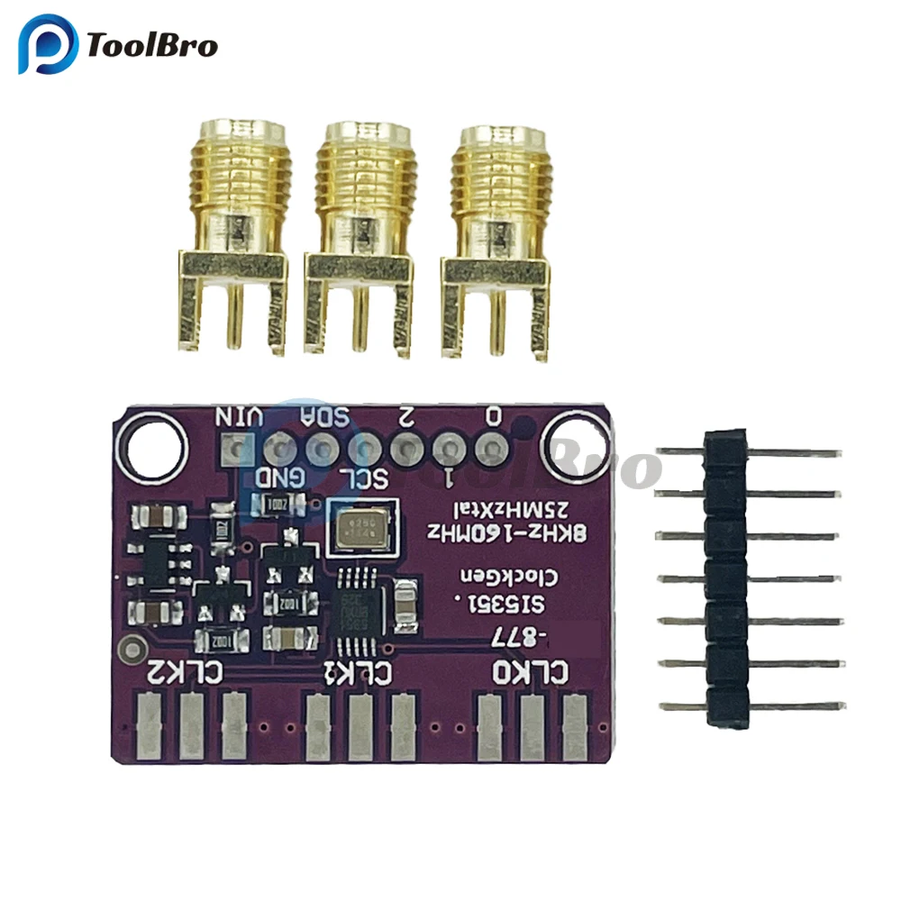 SI5351 Clock Signal Generator Module High Frequency Signal Square Wave ...