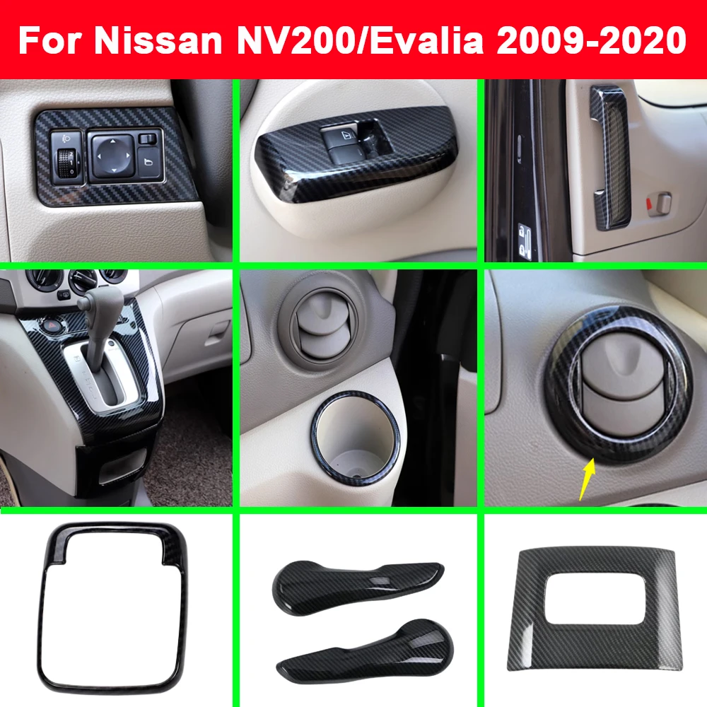For-Nissan-NV200-Evalia-2009-2010-2020-ABS-Seat-Switch-Cover-Armrest ...