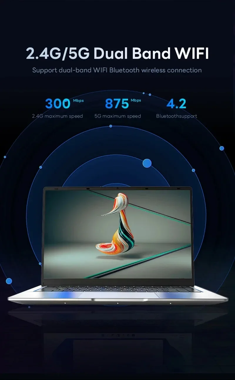 2024 Laptop Windows 11 Pro Ultra Thin and Ultra Light Notebook Computer ...