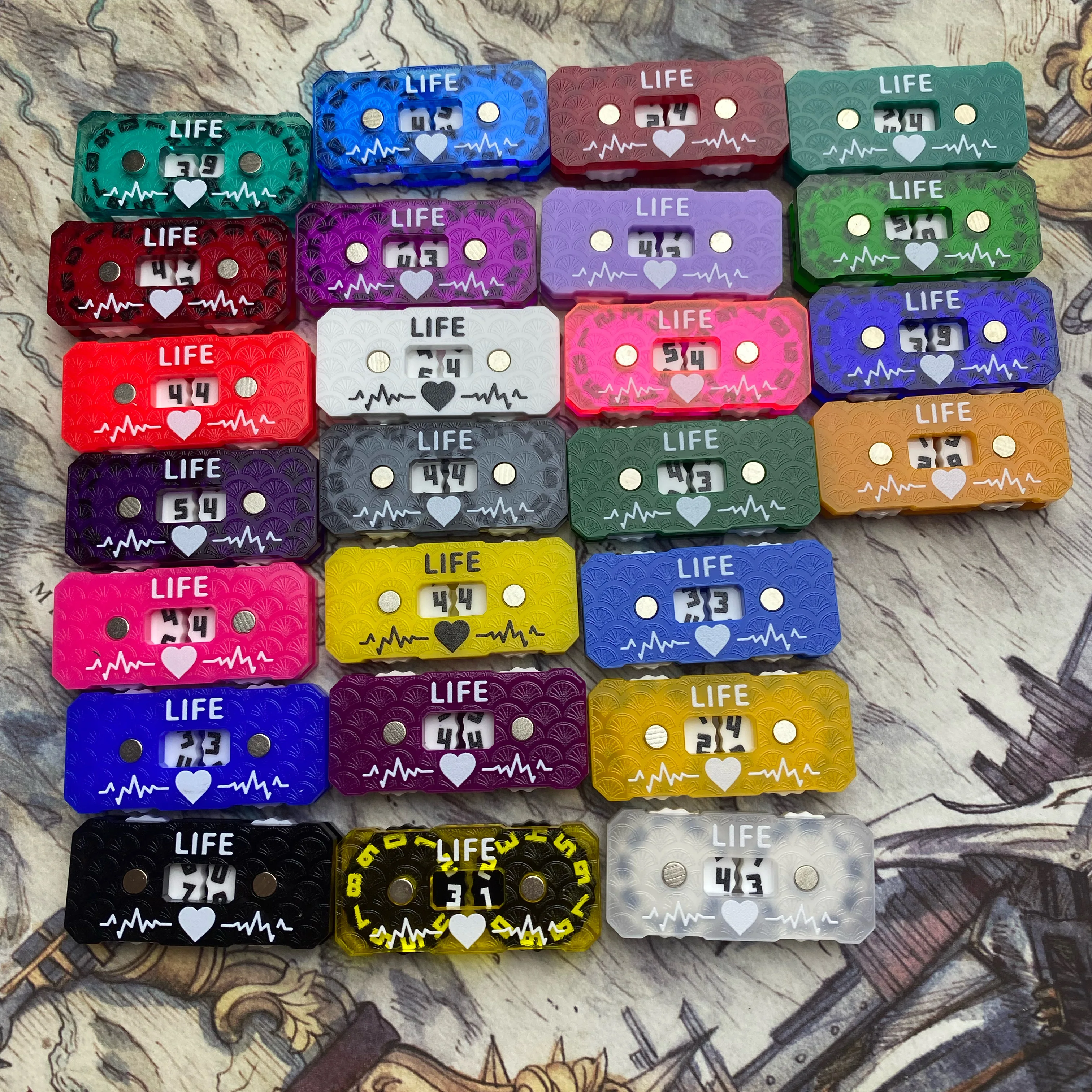 New-Life-Tracker-for-Fantasy-Sci-Fi-Model-Building-Kits-41x20x9mm-Wound ...