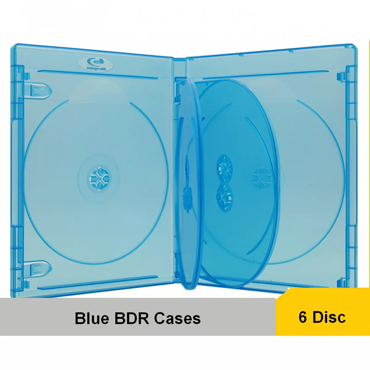 Blue-BDR-Cases-CD-DVD-Disc-Boxes-Plastic-Foldout-For-6-Discs-PS4-PS5 ...