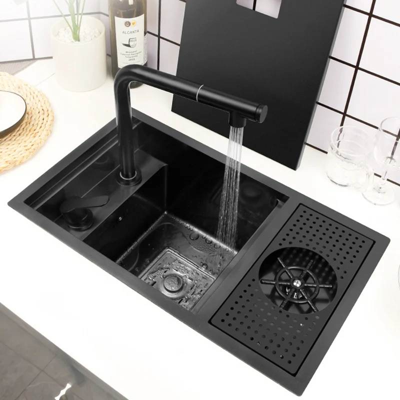 Hidden Cup Washer Sink Nano Bar Coffee Shop MilkTea Shop Western ...