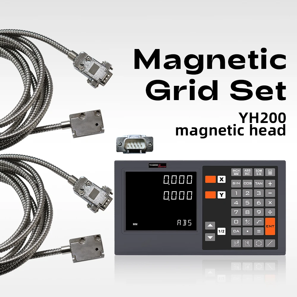 Magnetic-Grid-Set-Magnetic-Head-Tape-Steel-Strip-Dro-Digital-Readout ...