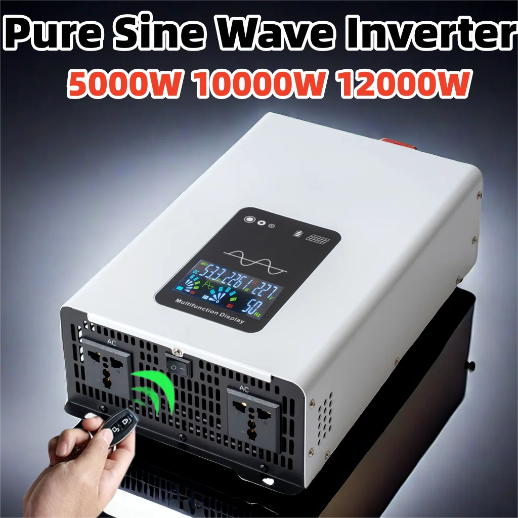 Pure Sine Wave Inverter DC 12V 24V 220V 5000W 10000W 12000W Inversor ...