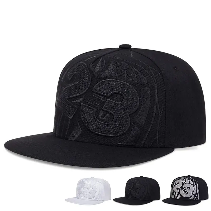Unisex-23-Basketball-Letter-Embroidery-Hip-hop-Hats-Outdoor-Adjustable ...