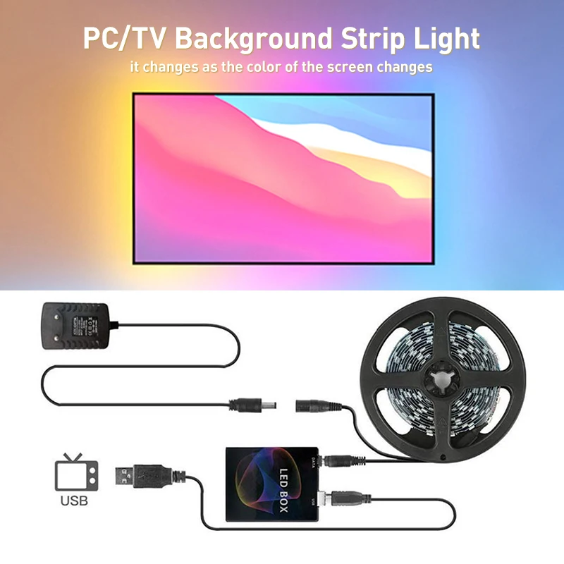 RGBIC-LED-Strips-Immersive-TV-PC-Background-Light-Strip-HDTV-Computer ...